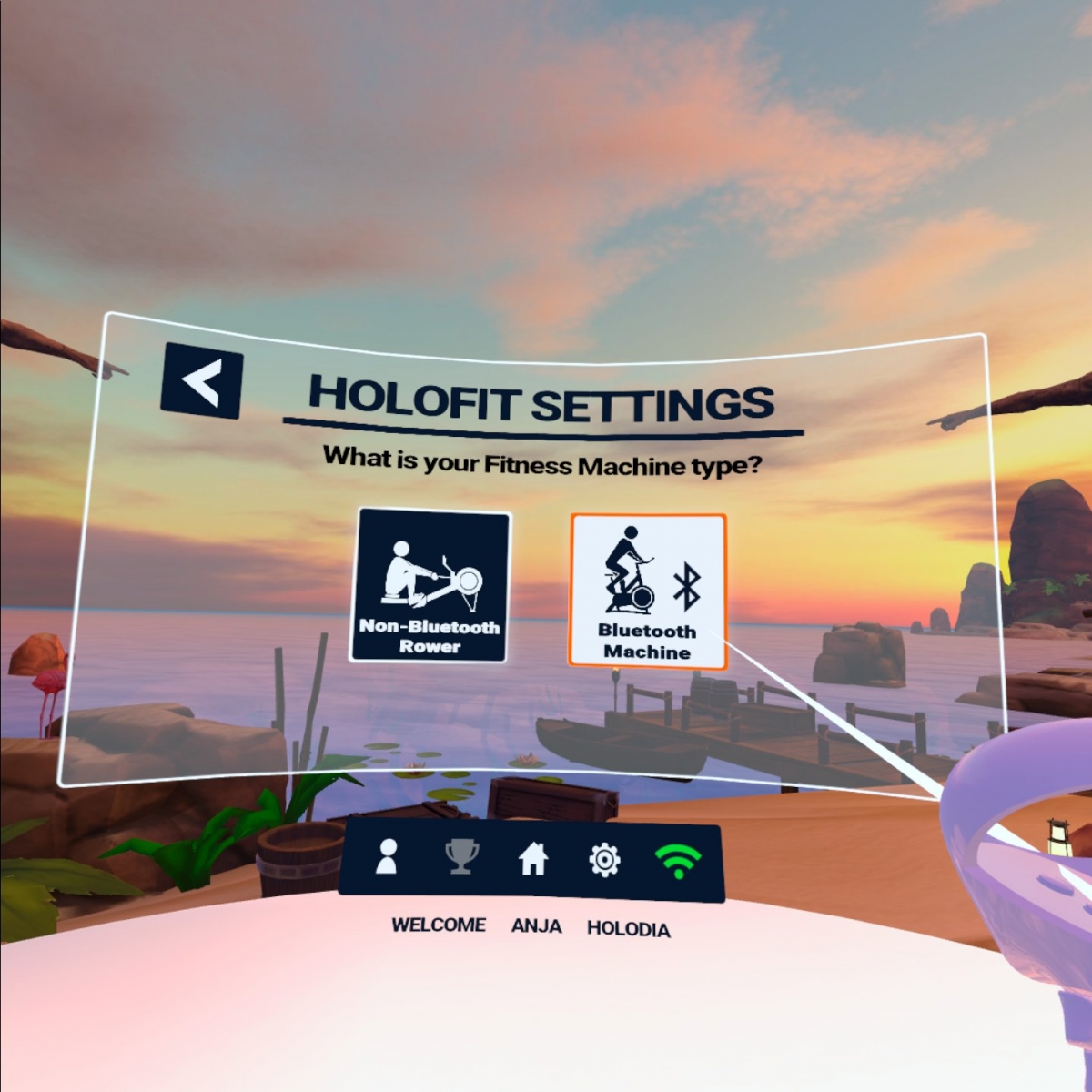 How to Use HOLOFIT on non-Bluetooth Rowing Machines on Oculus Quest ...