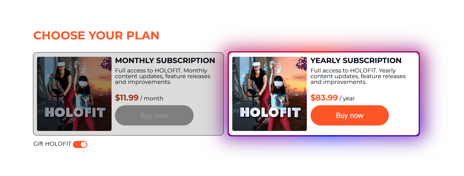 How to gift HOLOFIT? - HOLOFIT by Holodia